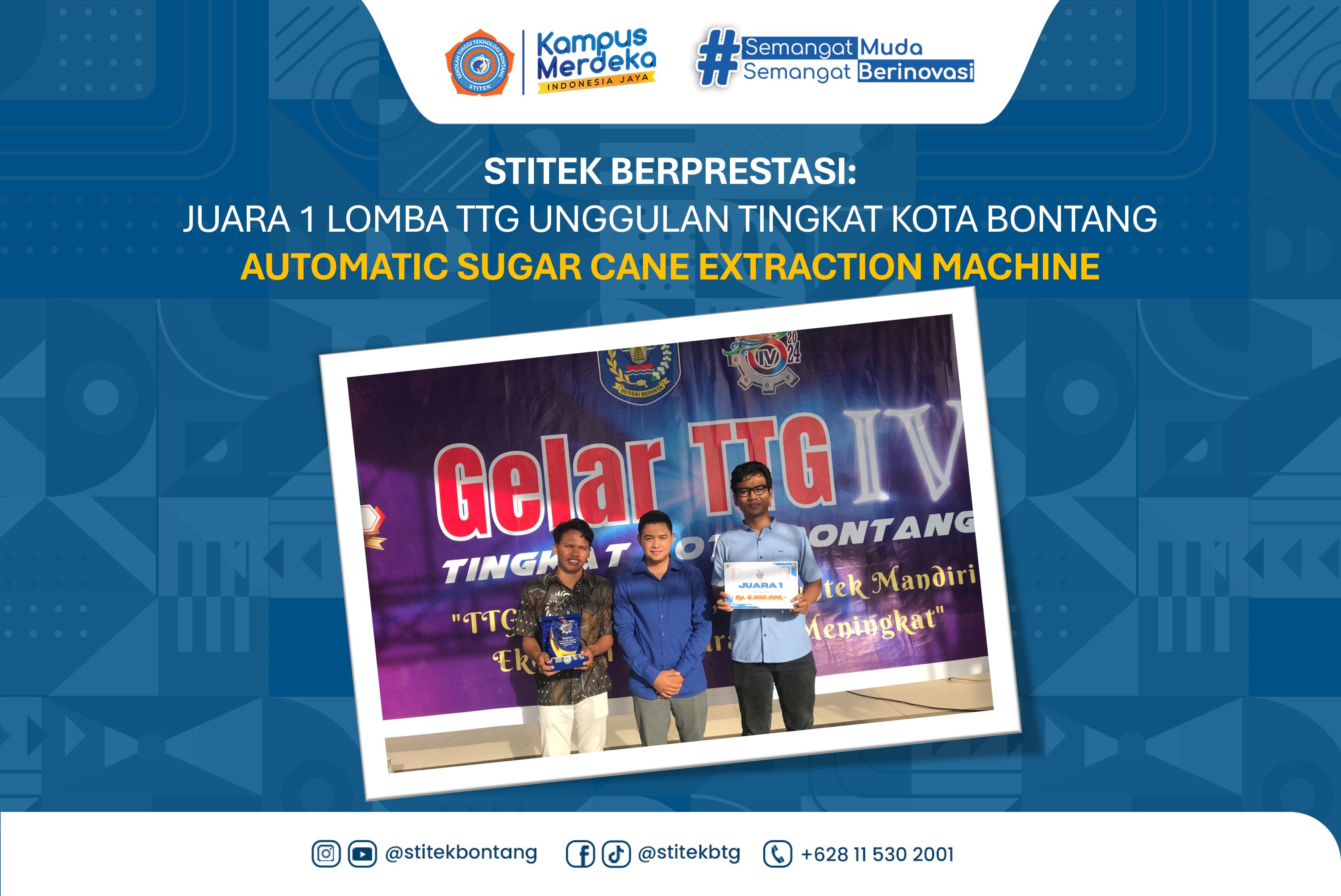 STITEK Bontang Raih Juara 1 Lomba TTG Tingkat Kota Bontang 2024