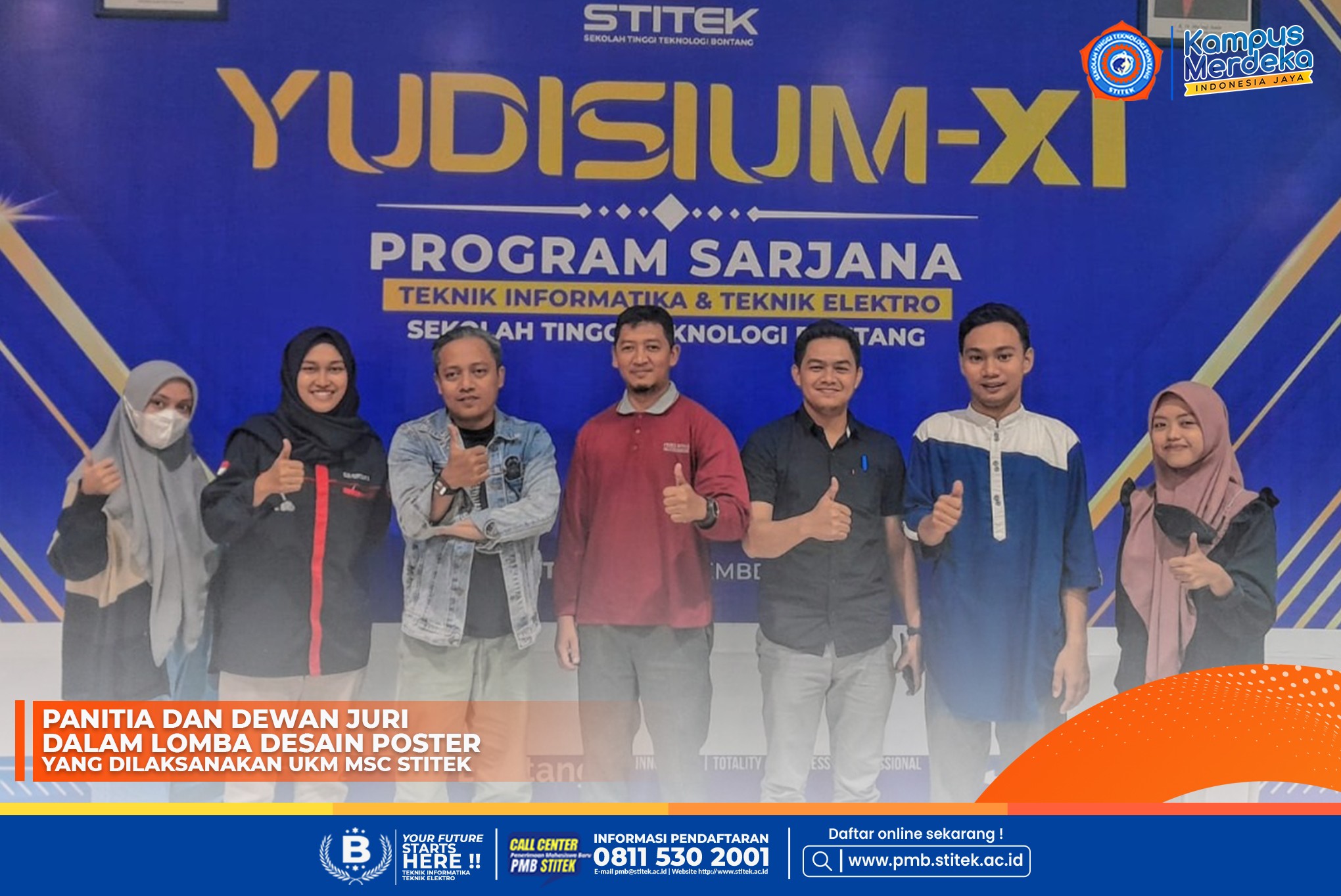 HARI PANCASILA, UKM MSC STITEK BONTANG GELAR LOMBA DESAIN POSTER