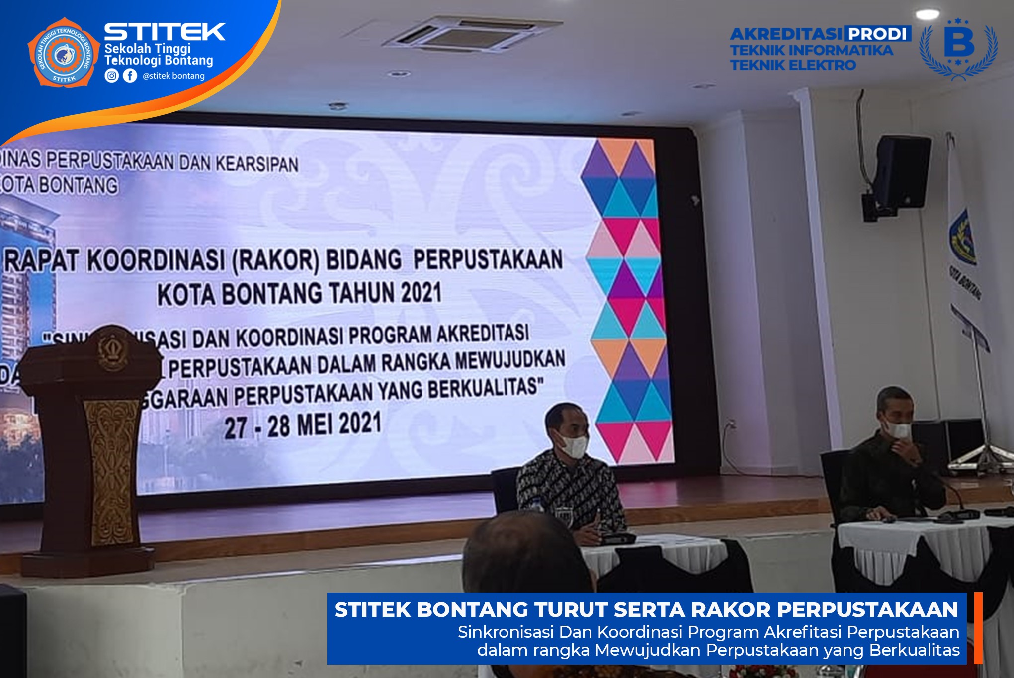 Rapat Koordinas Perpusda untuk mewujudkan Perustakaan STITEK bontang ...