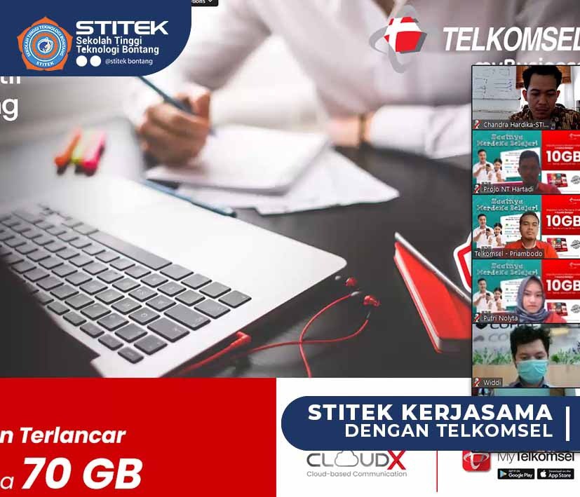 STITEK Bontang melakukan kerjasama dengan Telkomsel